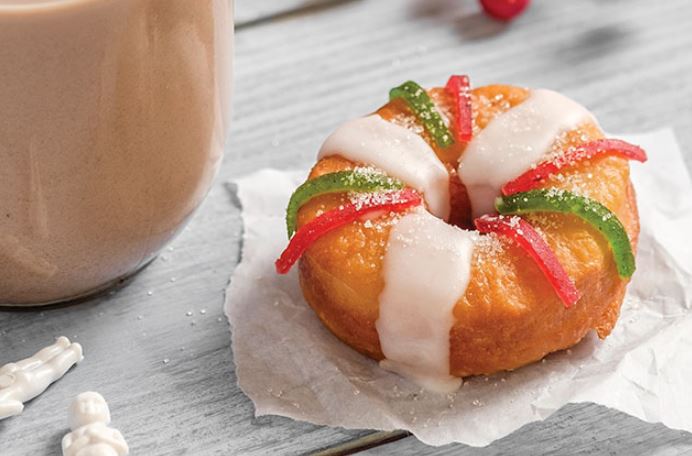 Mini donas de Rosca de Reyes